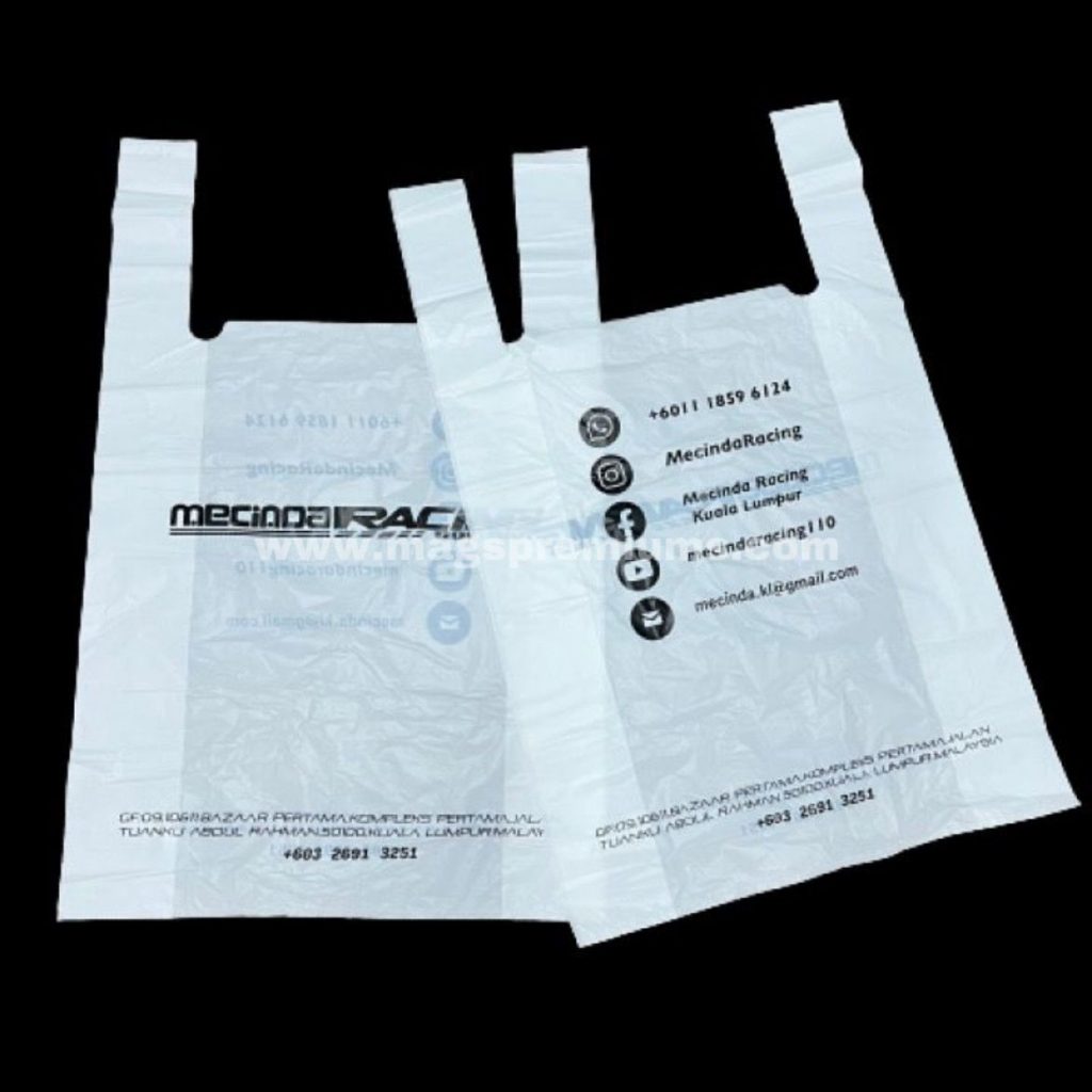 Singlet Plastic Bag | Custom Printed T Shirt Bags | LDPE Plastic Bag