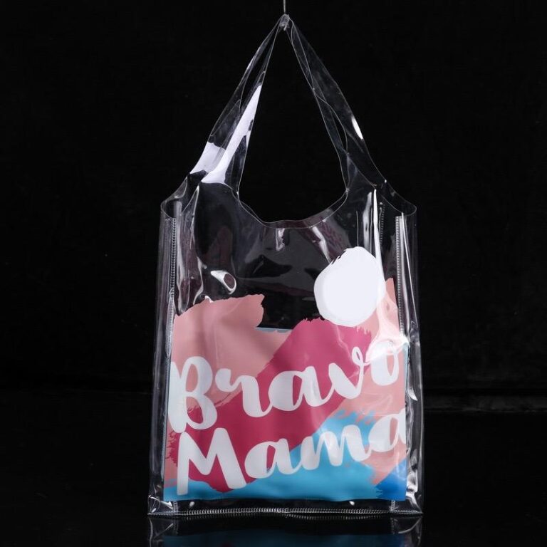 PVC Shopping Bag | Transparent PVC Tote Bag | PVC Tote Bag